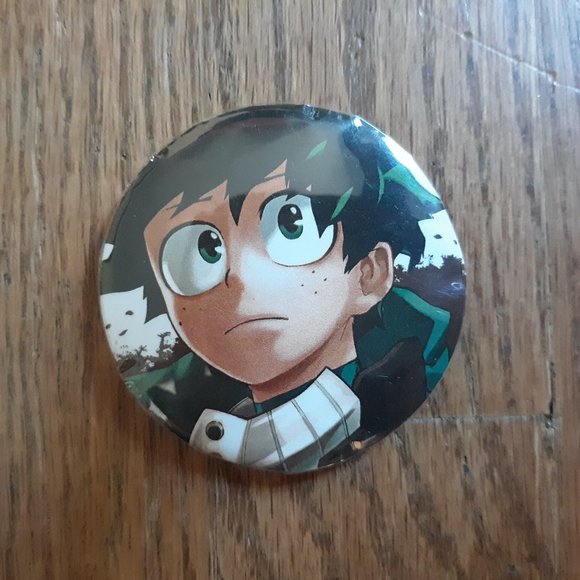 my hero academia | Other | Mha Deku Buttonpin | Poshmark